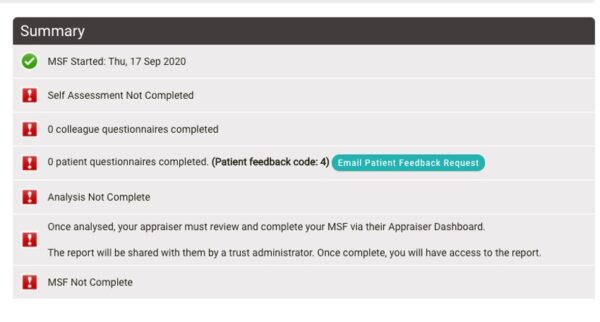 Online Patient Feedback - SARD
