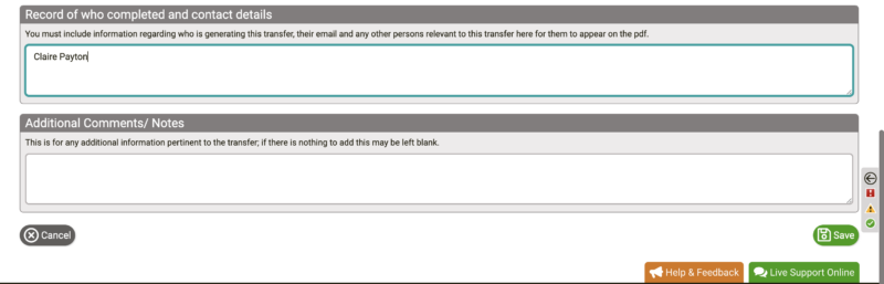 New feature – MPIT Form | SARD | NHS Staff Planning