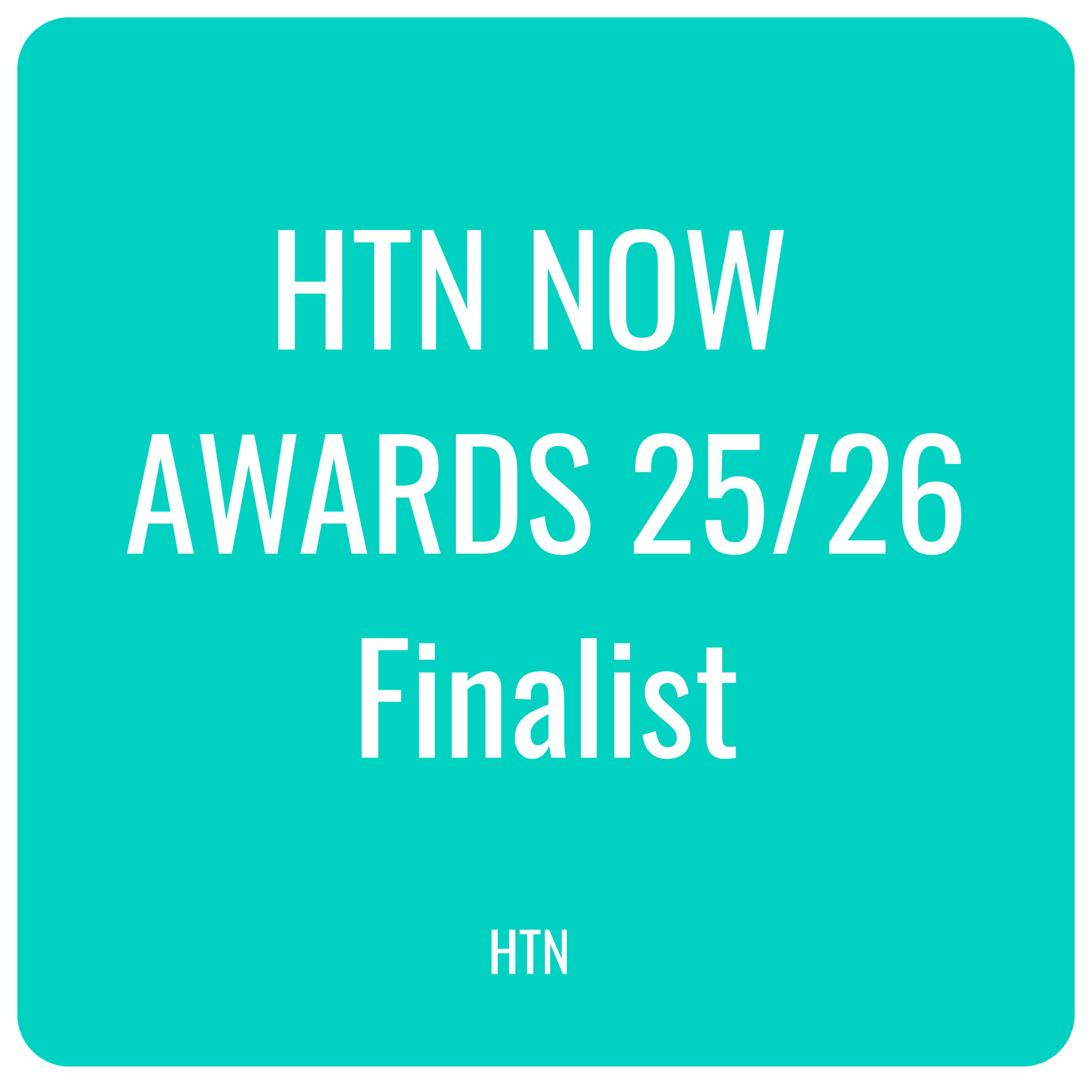 We’re finalists for HTN's Now Awards 25/26